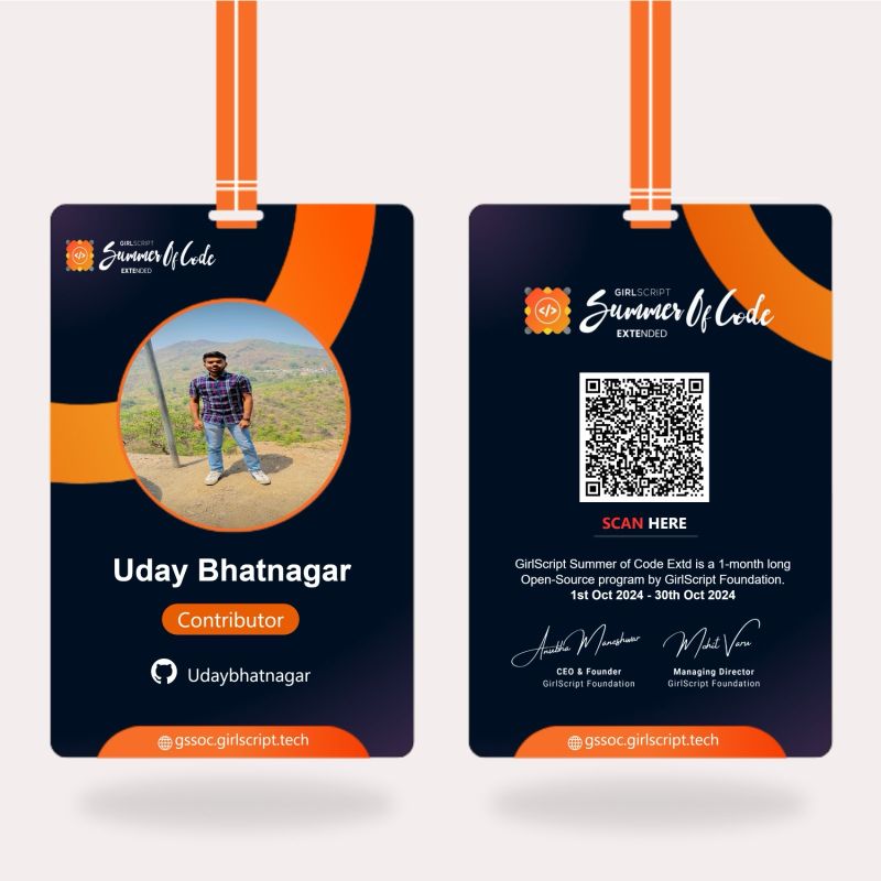 Uday Bhatnagar on LinkedIn: #gssoc Uday Bhatnagar on LinkedIn: #gssoc