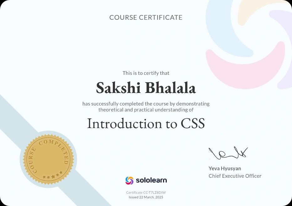 #css #webdevelopment #learning #frontend #mernstack #sololearn | Sakshi ... #css #webdevelopment #learning #frontend #mernstack #sololearn | Sakshi ...