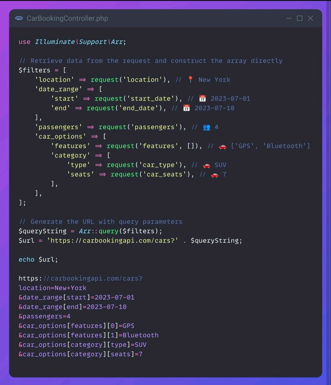 Akash Singh on LinkedIn: Convert arrays to query strings effortlessly ... Akash Singh on LinkedIn: Convert arrays to query strings effortlessly ...