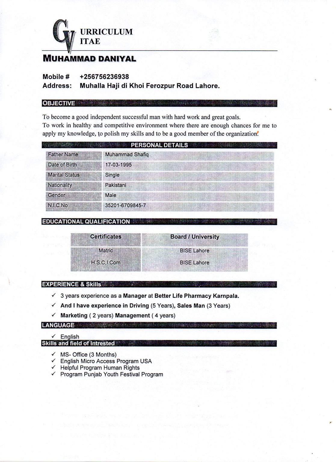 Daniyal Muhammad posted on LinkedIn Daniyal Muhammad posted on LinkedIn