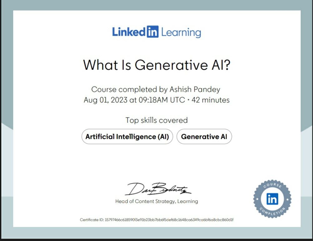 Ashish kumar Pandey posted on LinkedIn Ashish kumar Pandey posted on LinkedIn
