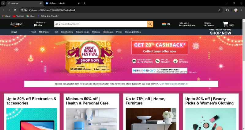 Abhishek Sharma on LinkedIn: #html #css #frontenddevelopment #webdesign ... Abhishek Sharma on LinkedIn: #html #css #frontenddevelopment #webdesign ...
