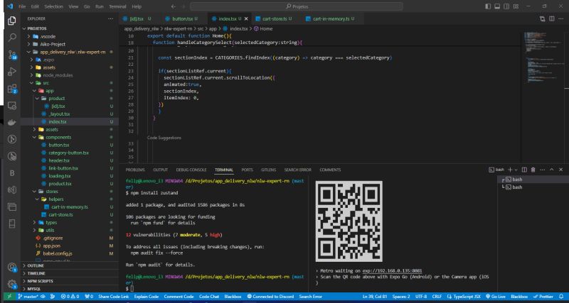Como estou adorando trabalhar com React Native!!!!, ferramenta muito ... Como estou adorando trabalhar com React Native!!!!, ferramenta muito ...