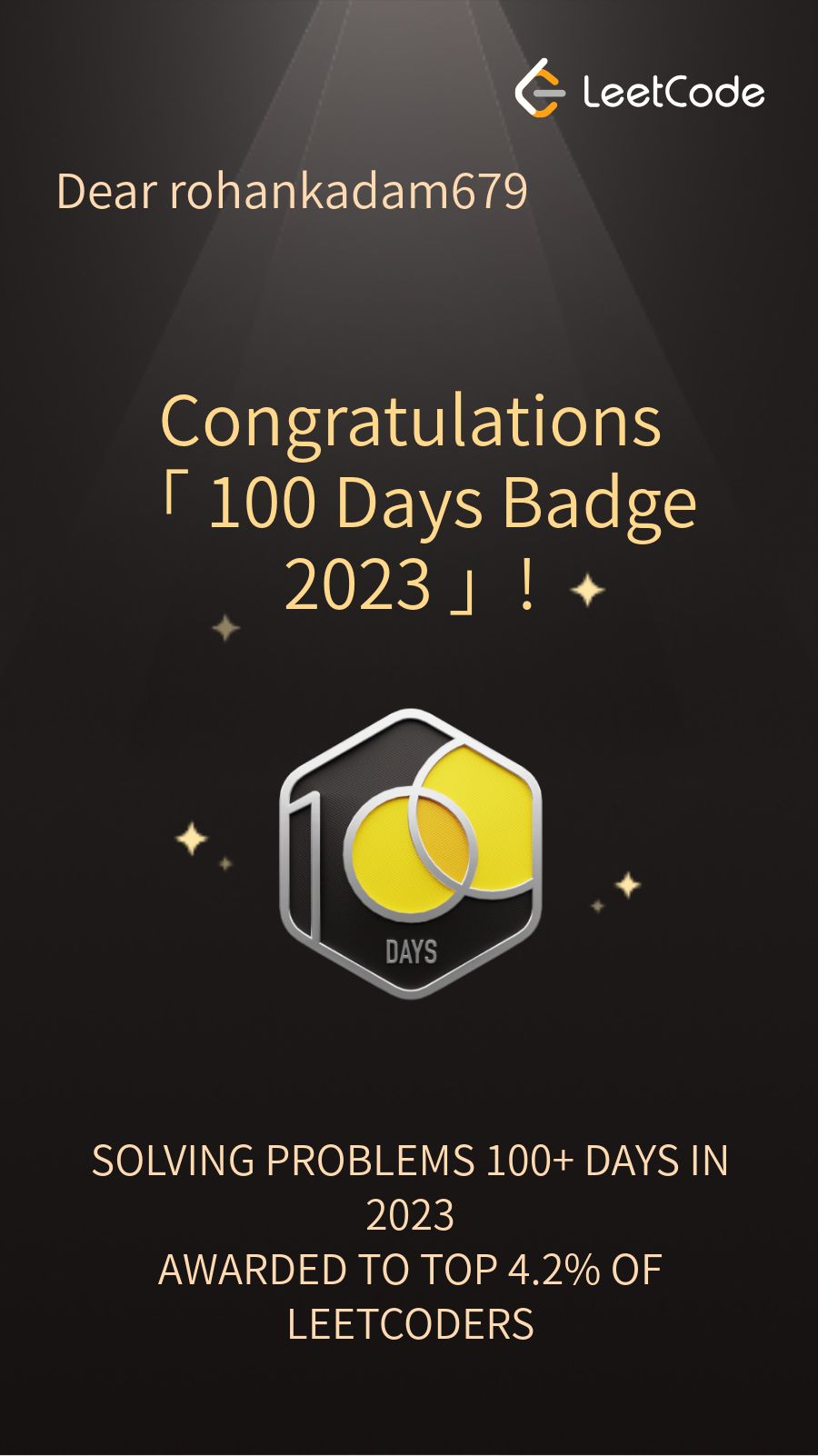 Rohan Kadam on LinkedIn: #100daysofcode #leetcodechallenge Rohan Kadam on LinkedIn: #100daysofcode #leetcodechallenge