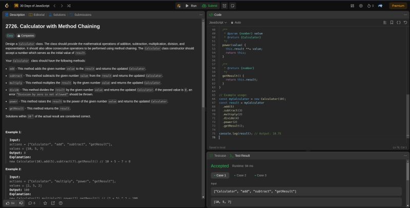 Malyaj Singh on LinkedIn: #30daysofjavascript #leetcode #problemsolving ... Malyaj Singh on LinkedIn: #30daysofjavascript #leetcode #problemsolving ...