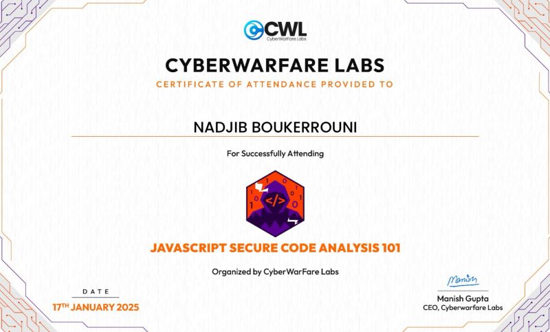 #cybersecurity #javascript #securecoding #cyberwarfarelabs #websecurity ... #cybersecurity #javascript #securecoding #cyberwarfarelabs #websecurity ...