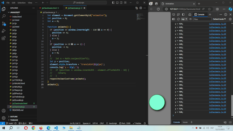 ILLIA BUTSENKO on LinkedIn: JavaScript. Animation(requestAnimationFrame) ILLIA BUTSENKO on LinkedIn: JavaScript. Animation(requestAnimationFrame)