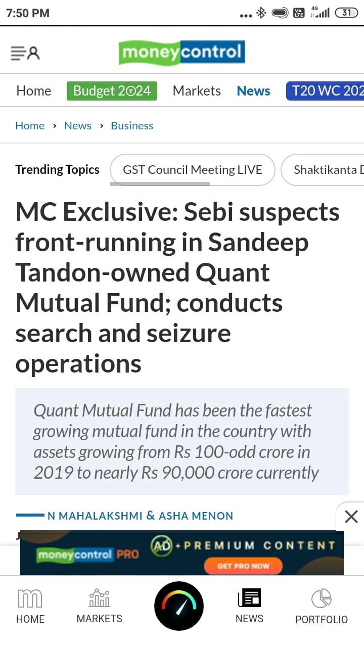 Pooja Patel on LinkedIn: SEBI Investigates Quant Mutual Fund: What ... Pooja Patel on LinkedIn: SEBI Investigates Quant Mutual Fund: What ...
