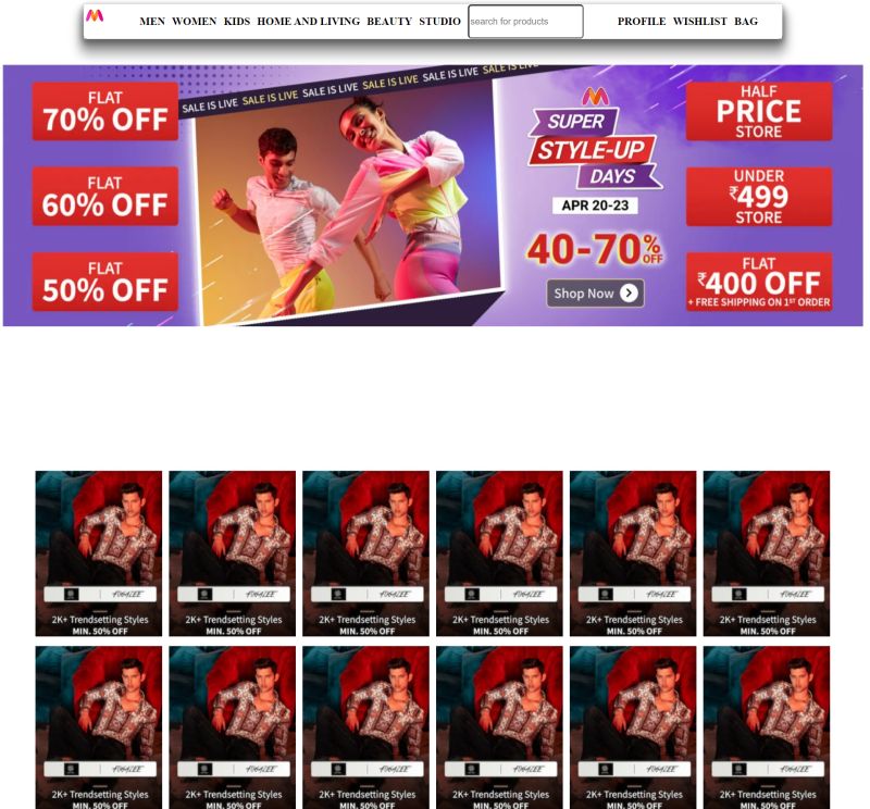 Created this myntra clone using HTML , CSS and JavaScript . | NIDHI KUMARI Created this myntra clone using HTML , CSS and JavaScript . | NIDHI KUMARI