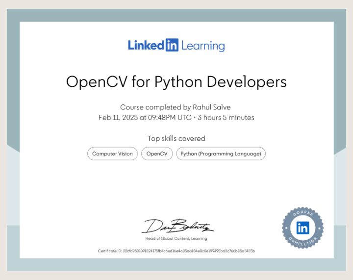 #opencv #python #computervision #machinelearning #ai #learning | Rahul ... #opencv #python #computervision #machinelearning #ai #learning | Rahul ...