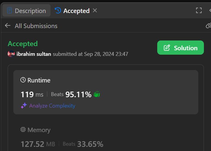 ibrahim sultan on LinkedIn: #leetcode #codejourney #dailycoding # ... ibrahim sultan on LinkedIn: #leetcode #codejourney #dailycoding # ...