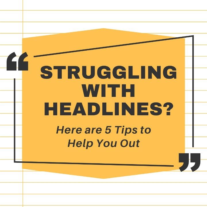 Struggling with a powerful Headline? | Debasmita Kundu Struggling with a powerful Headline? | Debasmita Kundu