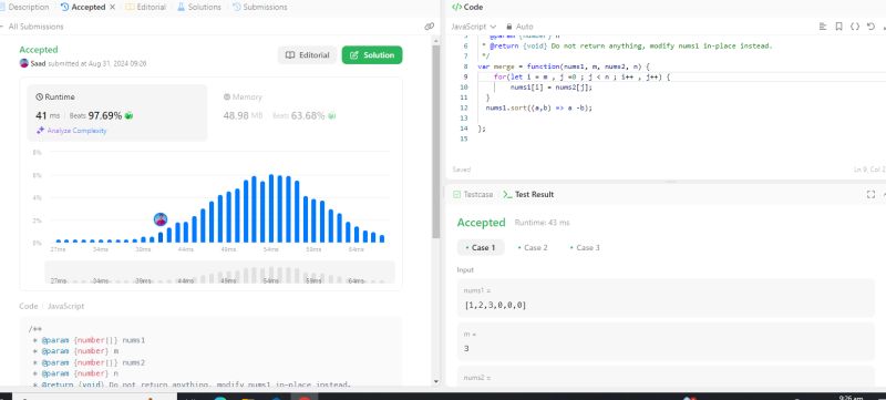 Saad Azam on LinkedIn: #dsa #algorithm #mergesortedarray # ... Saad Azam on LinkedIn: #dsa #algorithm #mergesortedarray # ...