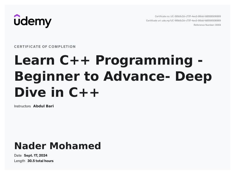 Nader Mohamed on LinkedIn: #cpp #programming #softwaredevelopment # ... Nader Mohamed on LinkedIn: #cpp #programming #softwaredevelopment # ...