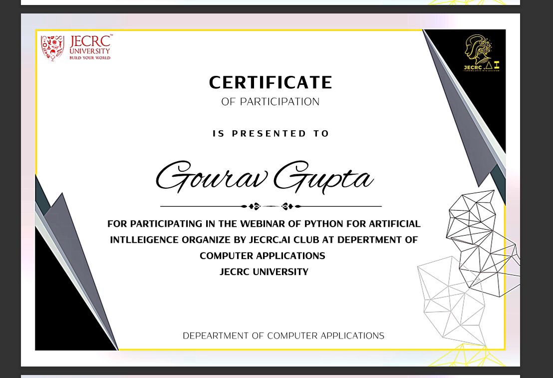 GOURAV GUPTA on LinkedIn: #python #artificialintelligence # ... GOURAV GUPTA on LinkedIn: #python #artificialintelligence # ...