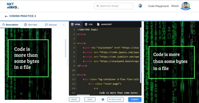Ritesh Patil on LinkedIn: #nxtwave #rahulattuluri #coding Ritesh Patil on LinkedIn: #nxtwave #rahulattuluri #coding