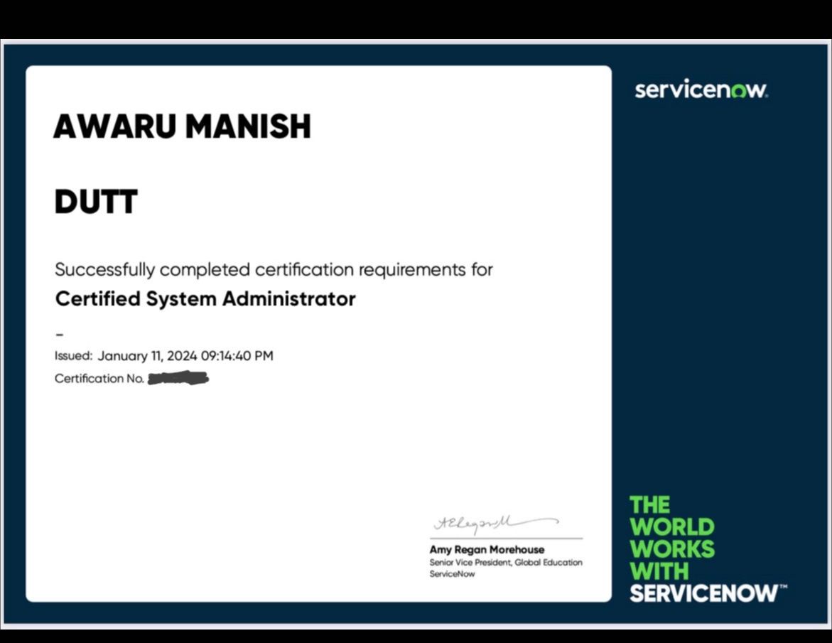 Manish Dutt Awaru on LinkedIn: #csacleared Manish Dutt Awaru on LinkedIn: #csacleared