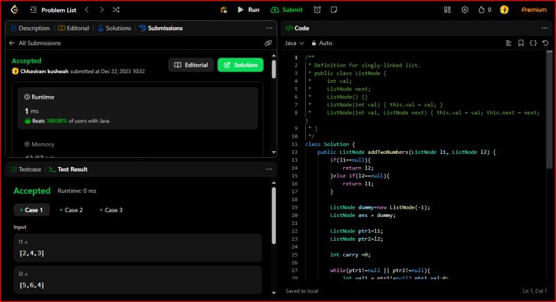 Chhaviram kushwah on LinkedIn: #leetcodechallenge #codingjourney # ... Chhaviram kushwah on LinkedIn: #leetcodechallenge #codingjourney # ...