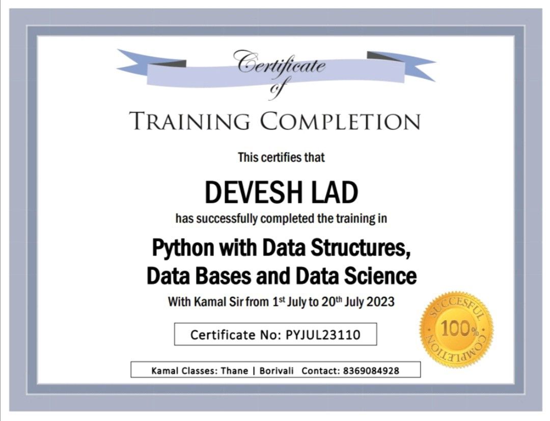 #python #pythonprogramming #pythondeveloper #coding | Devesh Lad #python #pythonprogramming #pythondeveloper #coding | Devesh Lad