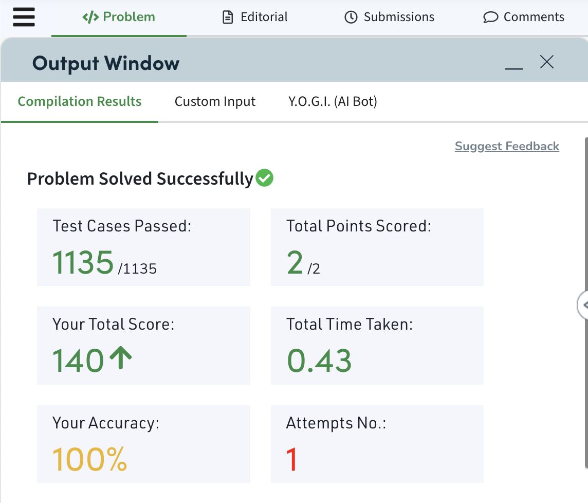 Ashish Kumar on LinkedIn: #potd #coderarmy #coding #coding Ashish Kumar on LinkedIn: #potd #coderarmy #coding #coding