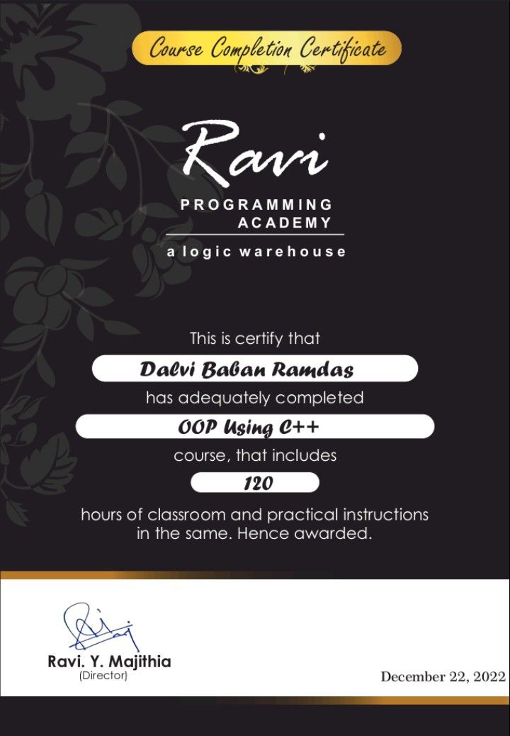 Baban Dalvi on LinkedIn: #oops #cplusplus #raviprogrammingacademy # ... Baban Dalvi on LinkedIn: #oops #cplusplus #raviprogrammingacademy # ...