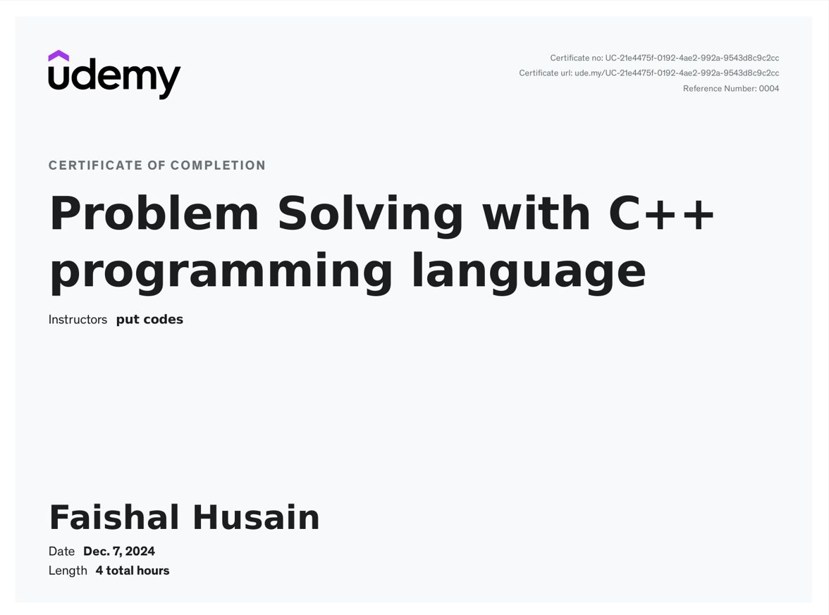 Faishal Husain on LinkedIn: #learning #cplusplus #programming # ... Faishal Husain on LinkedIn: #learning #cplusplus #programming # ...