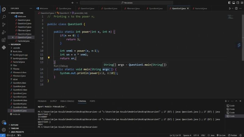 Kashinath Kesale on LinkedIn: #100daysofcode #problemsolving #recursion ... Kashinath Kesale on LinkedIn: #100daysofcode #problemsolving #recursion ...