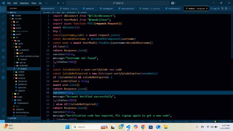 #chaiaurcode #day6 #nextjs #otpverification #webdevelopment #fullstack ... #chaiaurcode #day6 #nextjs #otpverification #webdevelopment #fullstack ...