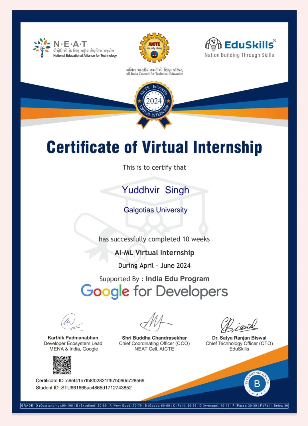 Finished Google AI and Machine Learning Internship | Yuddhvir Singh ... Finished Google AI and Machine Learning Internship | Yuddhvir Singh ...