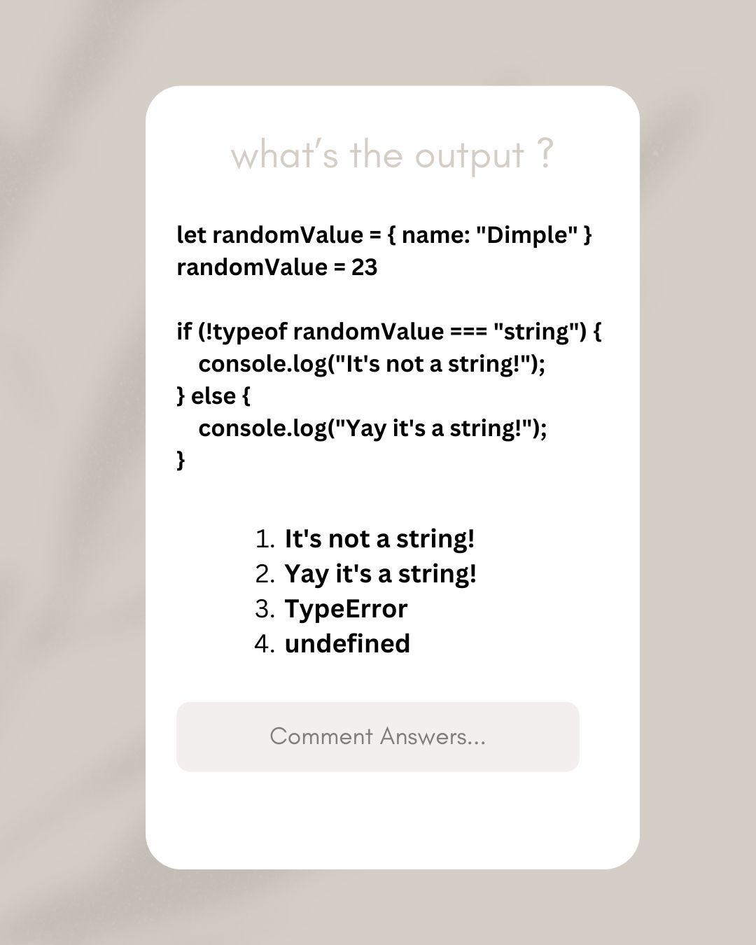 #javascript #codingchallenge #interviewquestions #frontend # ... #javascript #codingchallenge #interviewquestions #frontend # ...