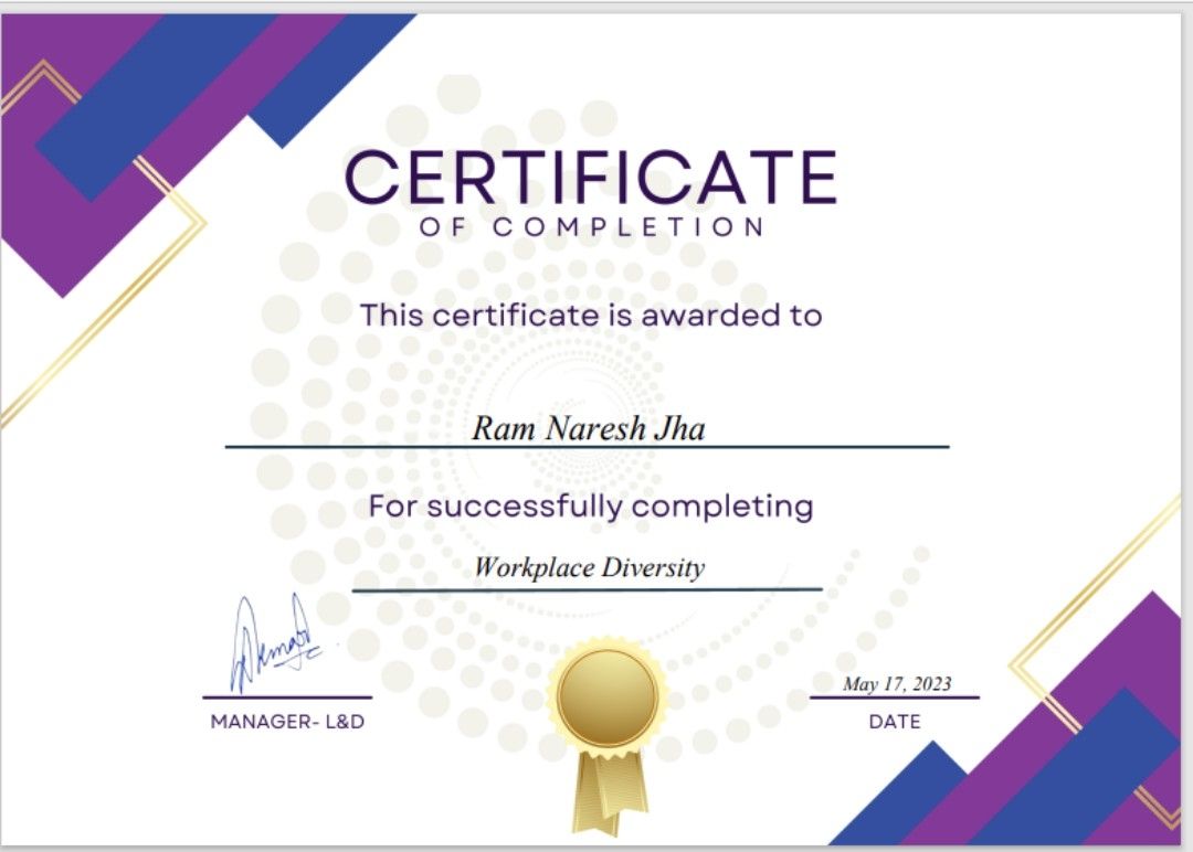 RAM NARESH JHA on LinkedIn: #business #diversity #work RAM NARESH JHA on LinkedIn: #business #diversity #work