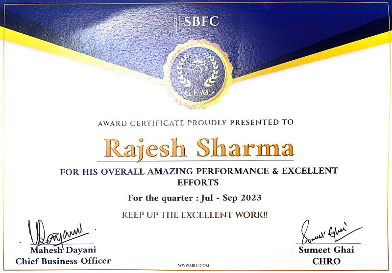 Rajesh Sharma on LinkedIn: Another Certificate Recieved from CBO & CHRO. Rajesh Sharma on LinkedIn: Another Certificate Recieved from CBO & CHRO.