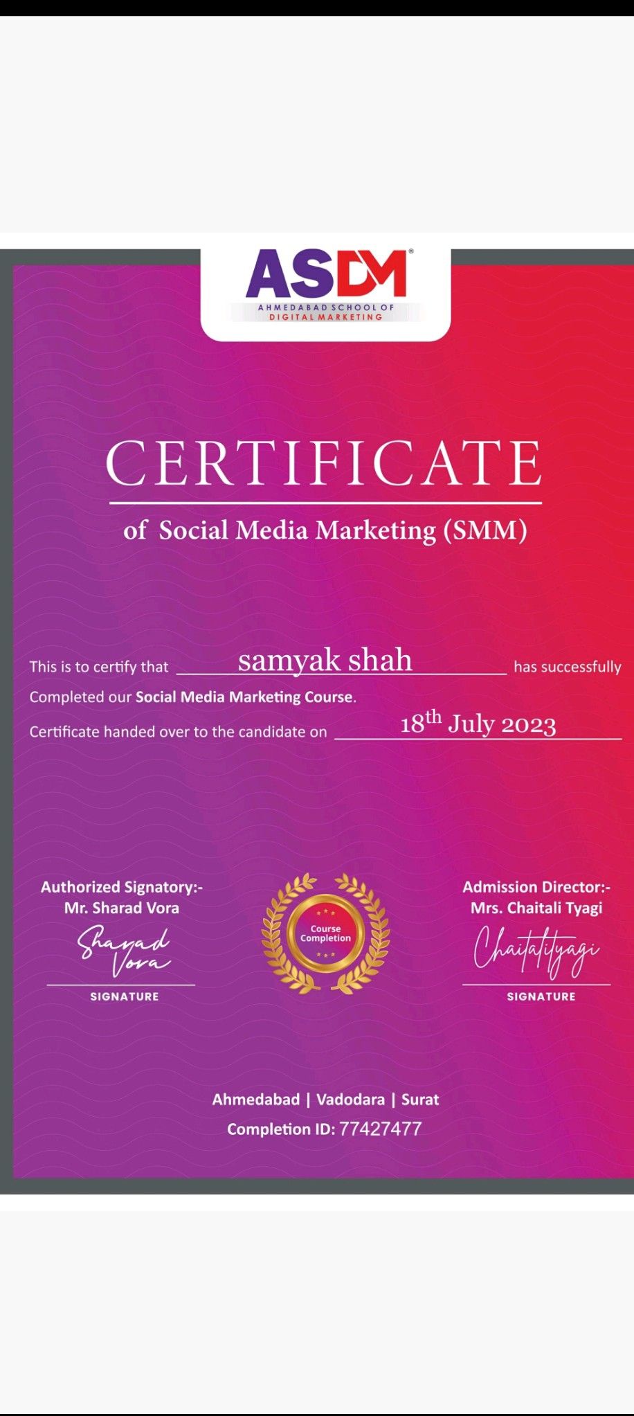Samyak shah on LinkedIn: #newhorizons #socialmediamanagement Samyak shah on LinkedIn: #newhorizons #socialmediamanagement