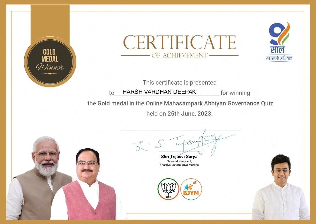 Harsh Vardhan Deepak on LinkedIn: #connections #centralgovernment #quiz ... Harsh Vardhan Deepak on LinkedIn: #connections #centralgovernment #quiz ...
