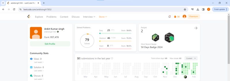 Ankit kumar singh on LinkedIn: #leetcode #codingchallenge # ... Ankit kumar singh on LinkedIn: #leetcode #codingchallenge # ...