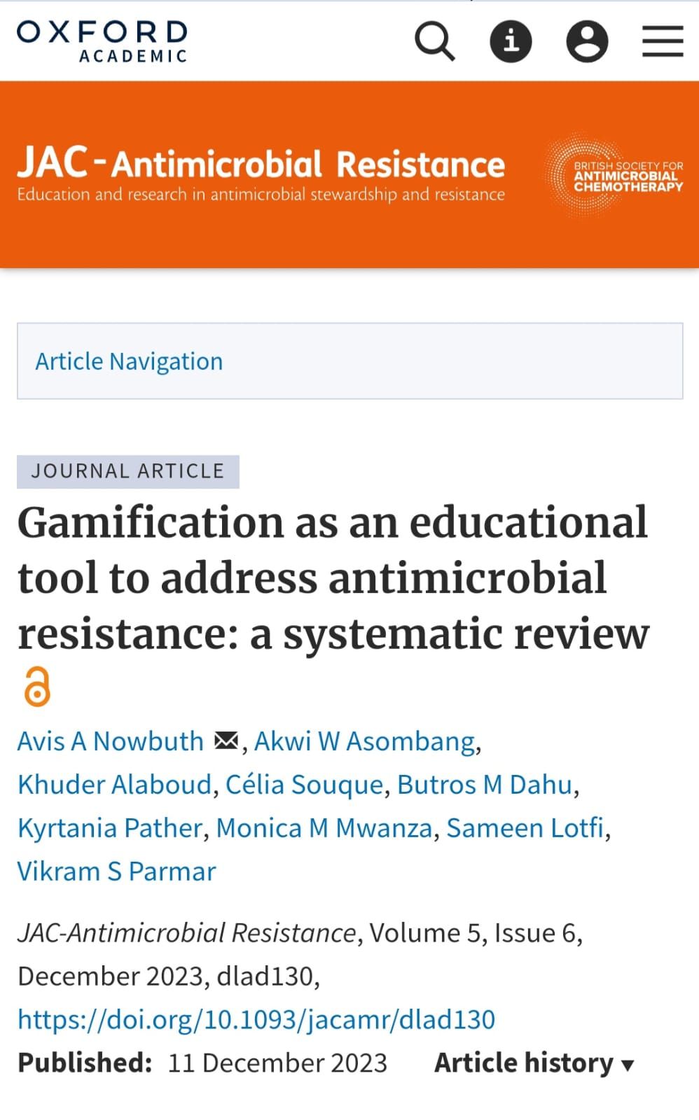 Vikram Singh Parmar, PhD on LinkedIn: Nice to have first paper of my ... Vikram Singh Parmar, PhD on LinkedIn: Nice to have first paper of my ...