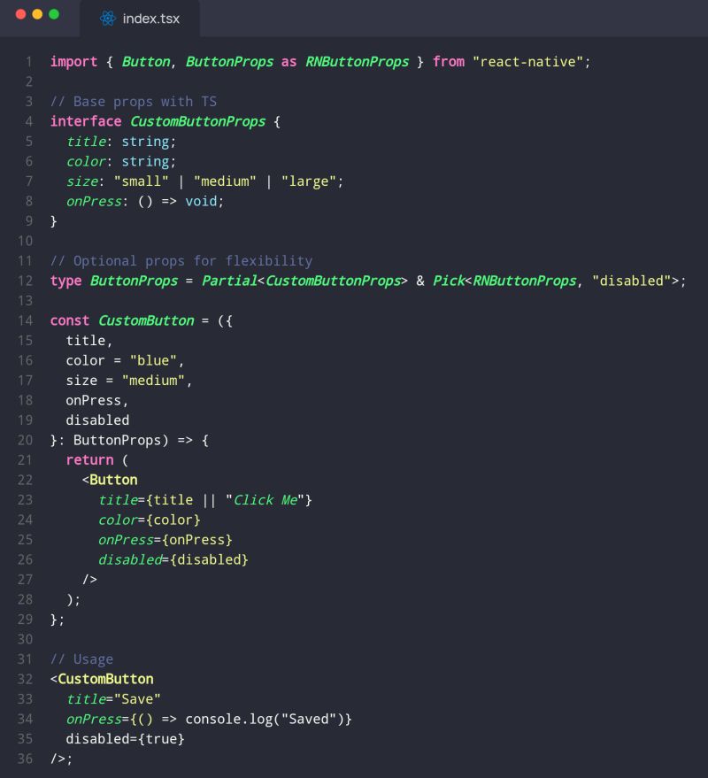 Leveling up your React Native game with TypeScript? | Dilnawaz Khan Leveling up your React Native game with TypeScript? | Dilnawaz Khan