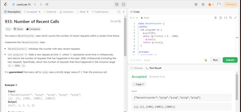 Anshu Kumar on LinkedIn: Day 22 🔗 #Leetcode 75 day challenge 933 ... Anshu Kumar on LinkedIn: Day 22 🔗 #Leetcode 75 day challenge 933 ...