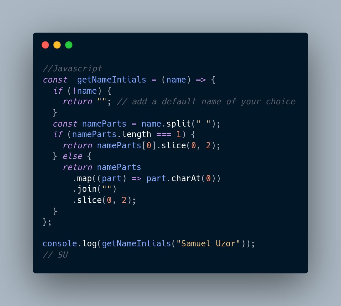 Samuel Uzor on LinkedIn: #javascript #codingtips #webdevelopment #frontend Samuel Uzor on LinkedIn: #javascript #codingtips #webdevelopment #frontend