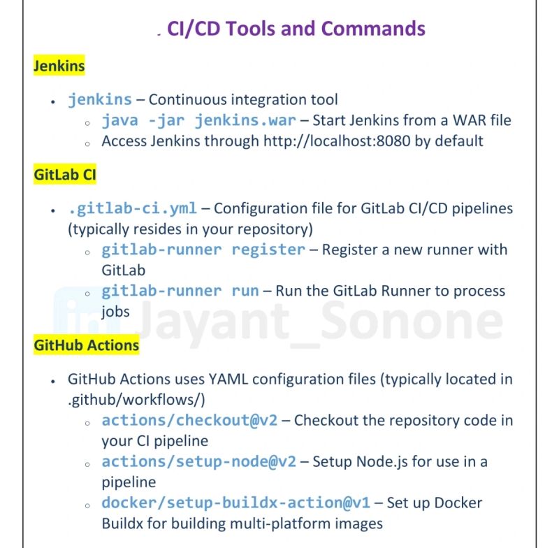 #devops #cicd #jenkins #gitlabci #githubactions #automation… | Sumit ... #devops #cicd #jenkins #gitlabci #githubactions #automation… | Sumit ...