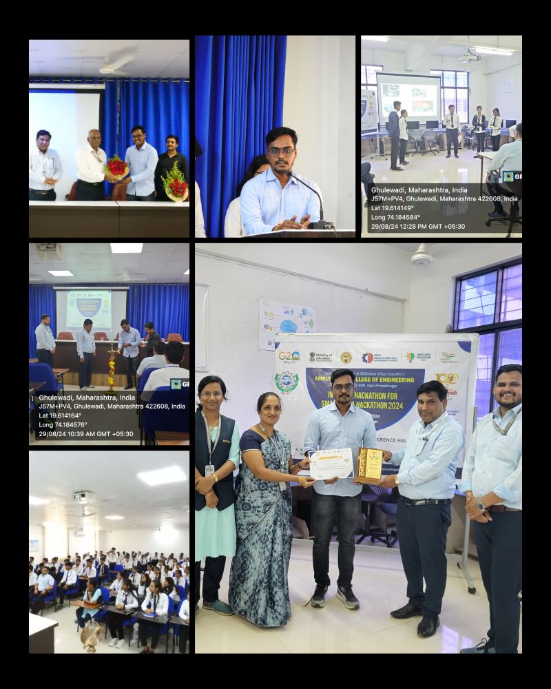 Tejas Bidwai on LinkedIn: #avcoe #sih #internalhackathon Tejas Bidwai on LinkedIn: #avcoe #sih #internalhackathon