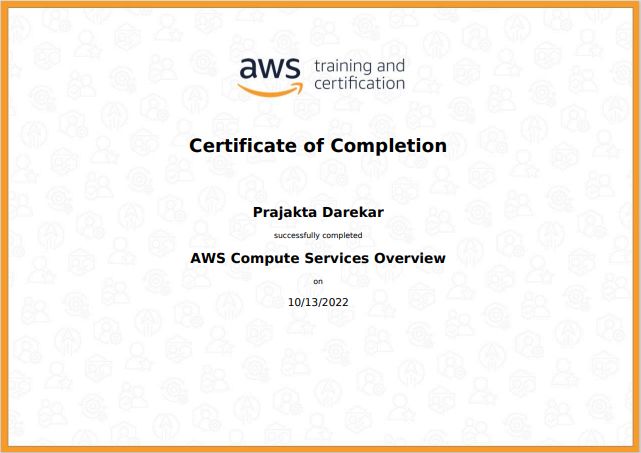 Prajakta Darekar on LinkedIn: #aws Prajakta Darekar on LinkedIn: #aws