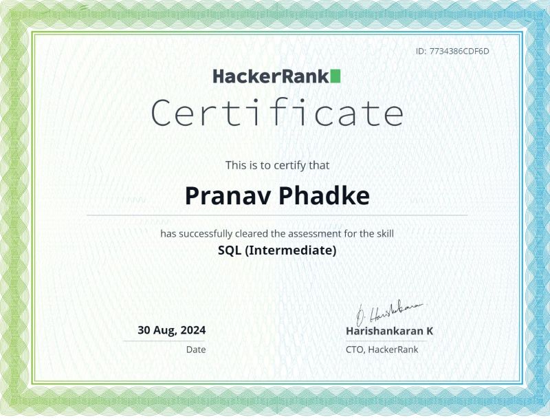 Pranav Phadke on LinkedIn: #sql #dataanalysis #continuouslearning # ... Pranav Phadke on LinkedIn: #sql #dataanalysis #continuouslearning # ...