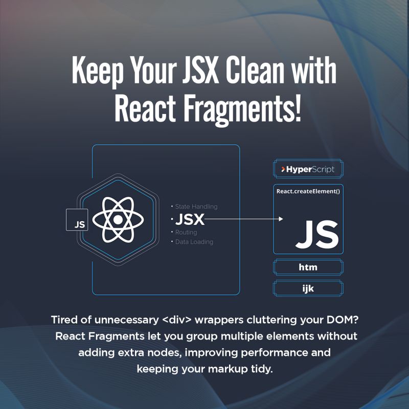 Keep Your JSX Clean with React Fragments! Tired of unnecessary ... Keep Your JSX Clean with React Fragments! Tired of unnecessary ...