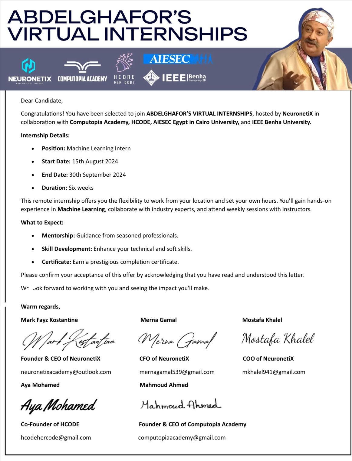 Mohammed Hassan Saad on LinkedIn: #machinelearninginternship #techlife ... Mohammed Hassan Saad on LinkedIn: #machinelearninginternship #techlife ...
