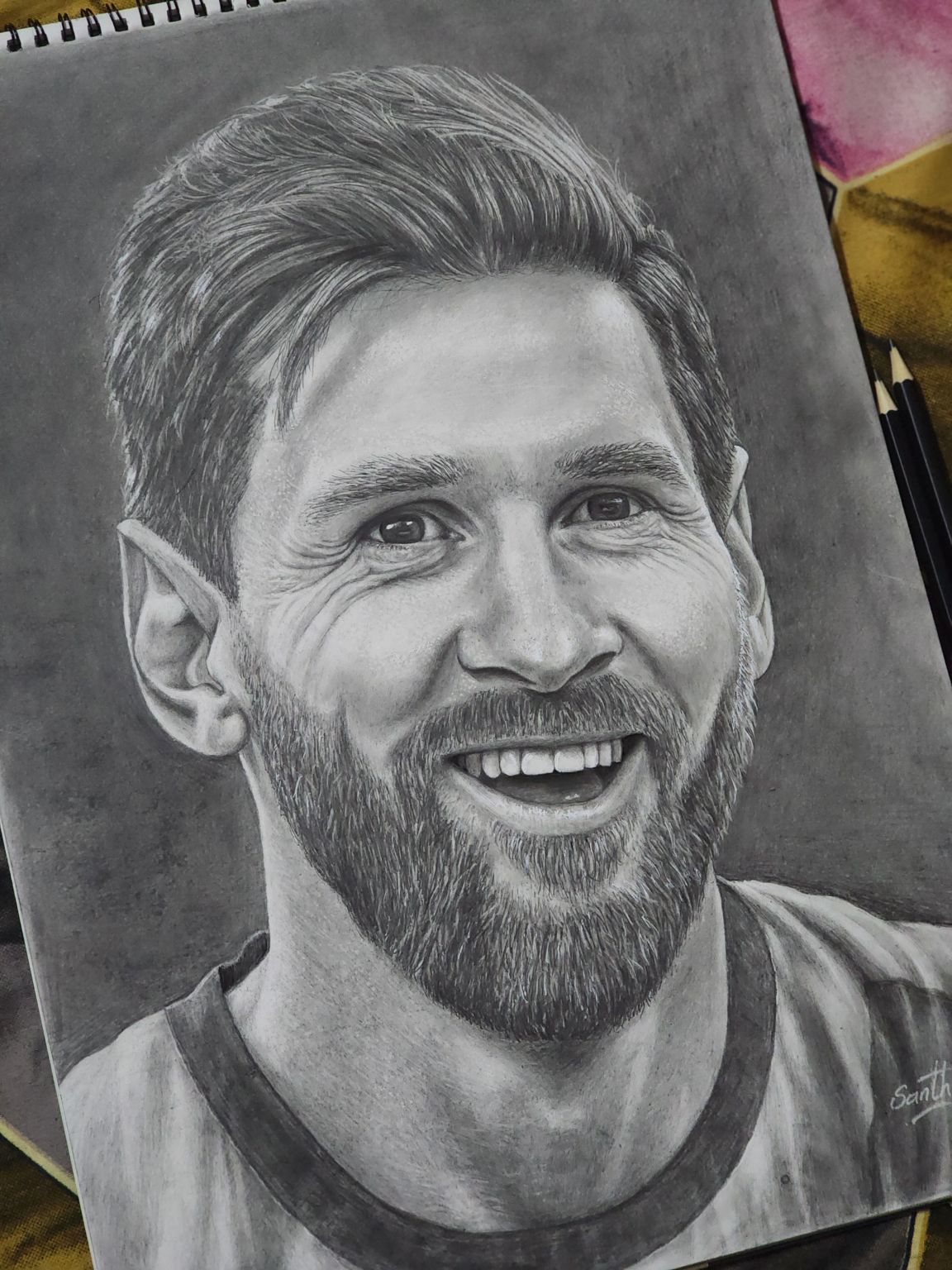 Santhosh Joseph on LinkedIn: #messi #portrait #pencildrawing # ... Santhosh Joseph on LinkedIn: #messi #portrait #pencildrawing # ...