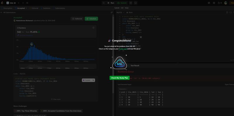 Abdelrahman Mohamed on LinkedIn: #sql #database #leetcode # ... Abdelrahman Mohamed on LinkedIn: #sql #database #leetcode # ...