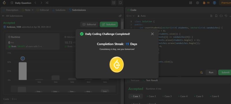 #100daysofcode #consistency #cplusplus #dsa #codingjourney #programming ... #100daysofcode #consistency #cplusplus #dsa #codingjourney #programming ...