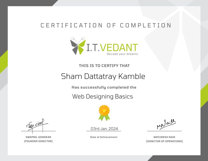 SHAM KAMBLE on LinkedIn: #webdesign #html #css #javascript # ... SHAM KAMBLE on LinkedIn: #webdesign #html #css #javascript # ...