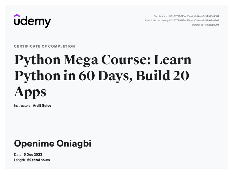 I recently completed Ardit Sulce's Python course and decided to build a ... I recently completed Ardit Sulce's Python course and decided to build a ...